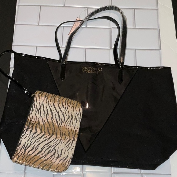 Victoria's Secret | Bags | Nwt Victorias Secret Tote Bag Makeup Case ...
